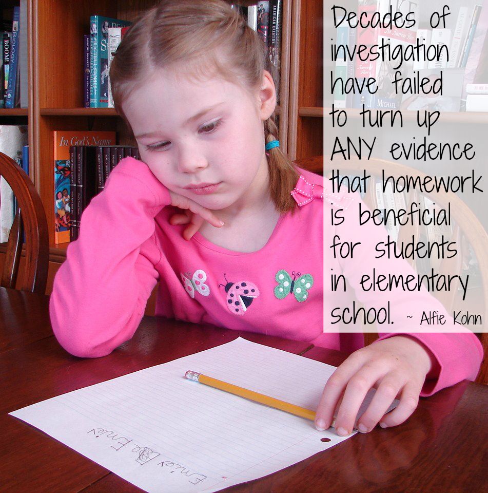 Against Homework Quotes